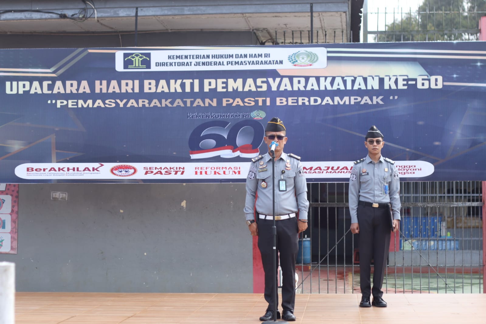 Lapas Bukittinggi Gelar Upacara Peringatan Hari Bakti Pemasyarakatan Ke-60 Tahun 2024 ...